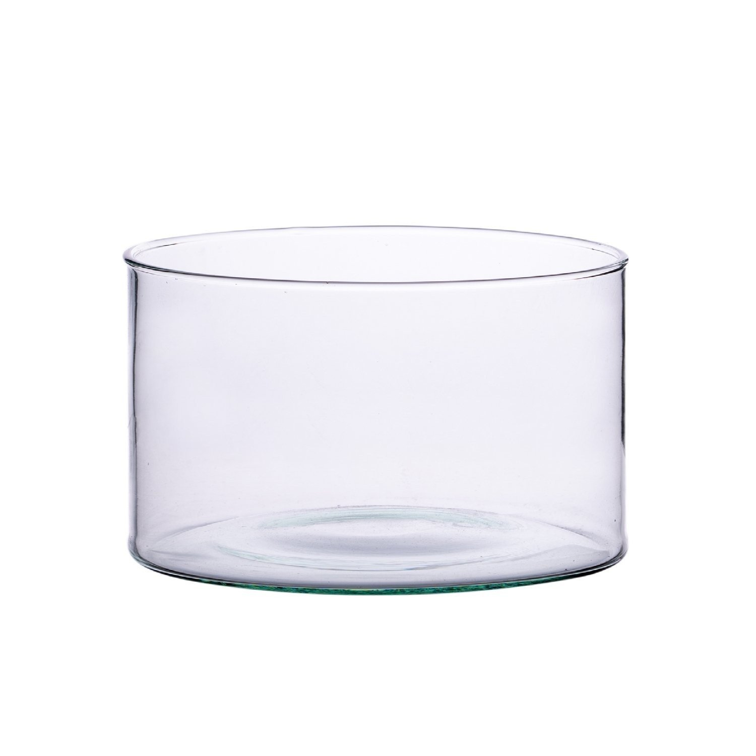 Glass cylinder bowl H:10cm D:15cm M-2 | Vases \ Cylinder vases ...