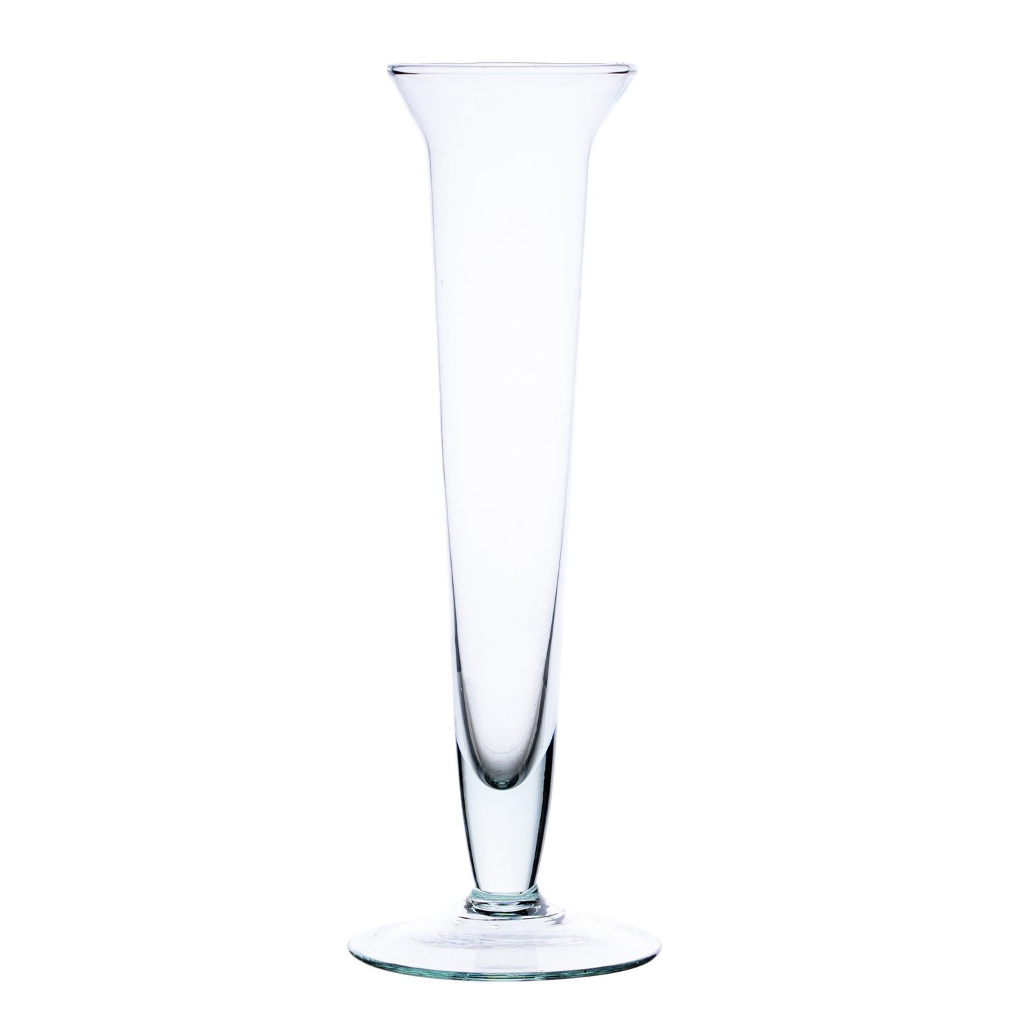 Stemmed glass vase W-122 H:27cm D:9cm | Vases \ Stemmed vases