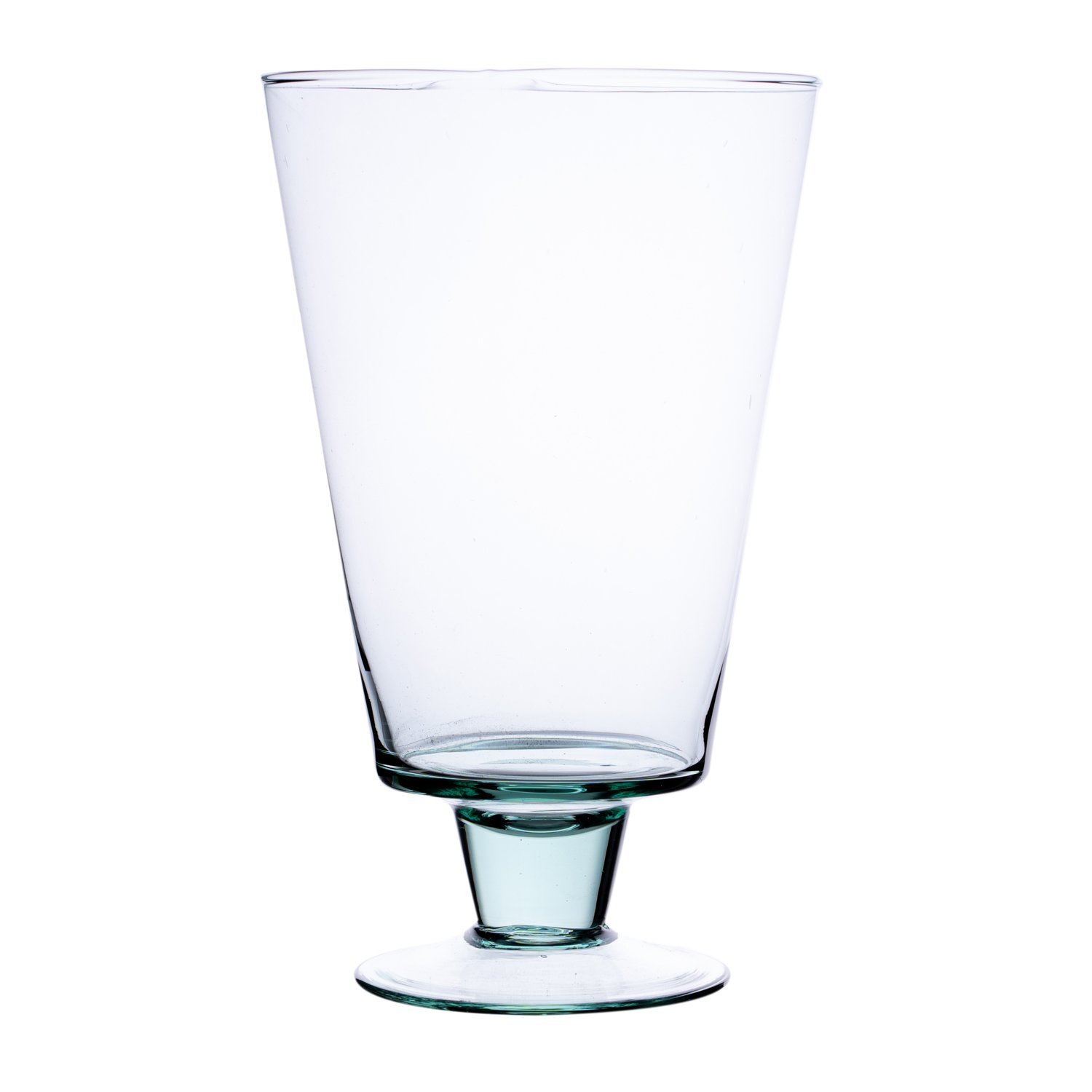 Stemmed glass vase W-235 H:25cm D:16,5cm | Vases \ Stemmed vases