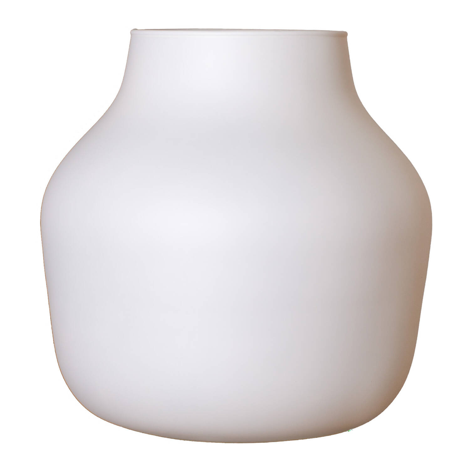 Cream mat jar vase W-456A mat H:19 cm D:19 cm | Vases \ Jar vases ...