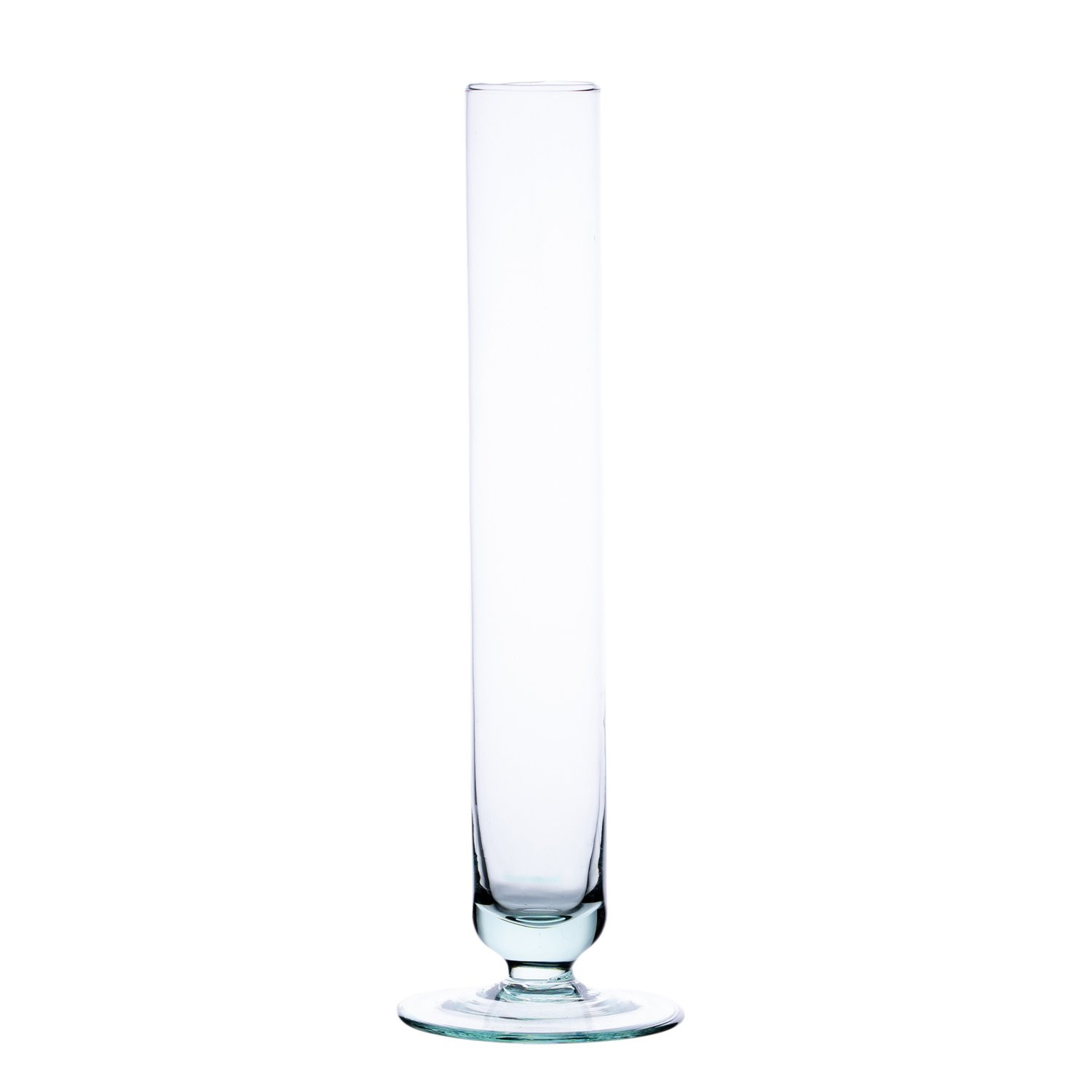 Stemmed glass vase W-121 H:27cm D:9cm | Vases \ Stemmed vases